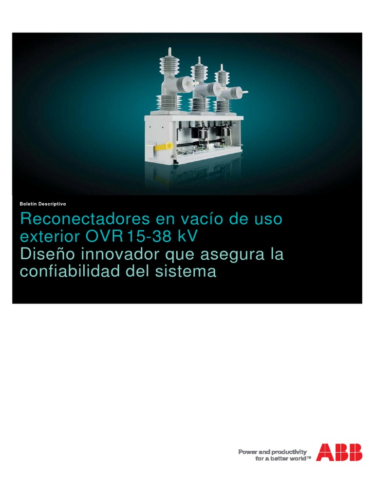 ABB Recloser Brochure 1VAL2601-TG Rev F SP | PDF | Wifi | Aluminio