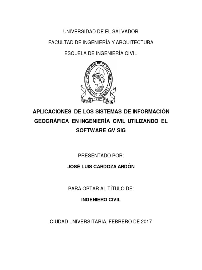 Aplicaciones de Los Sistemas de Información Geográfica en Ingeniería ...