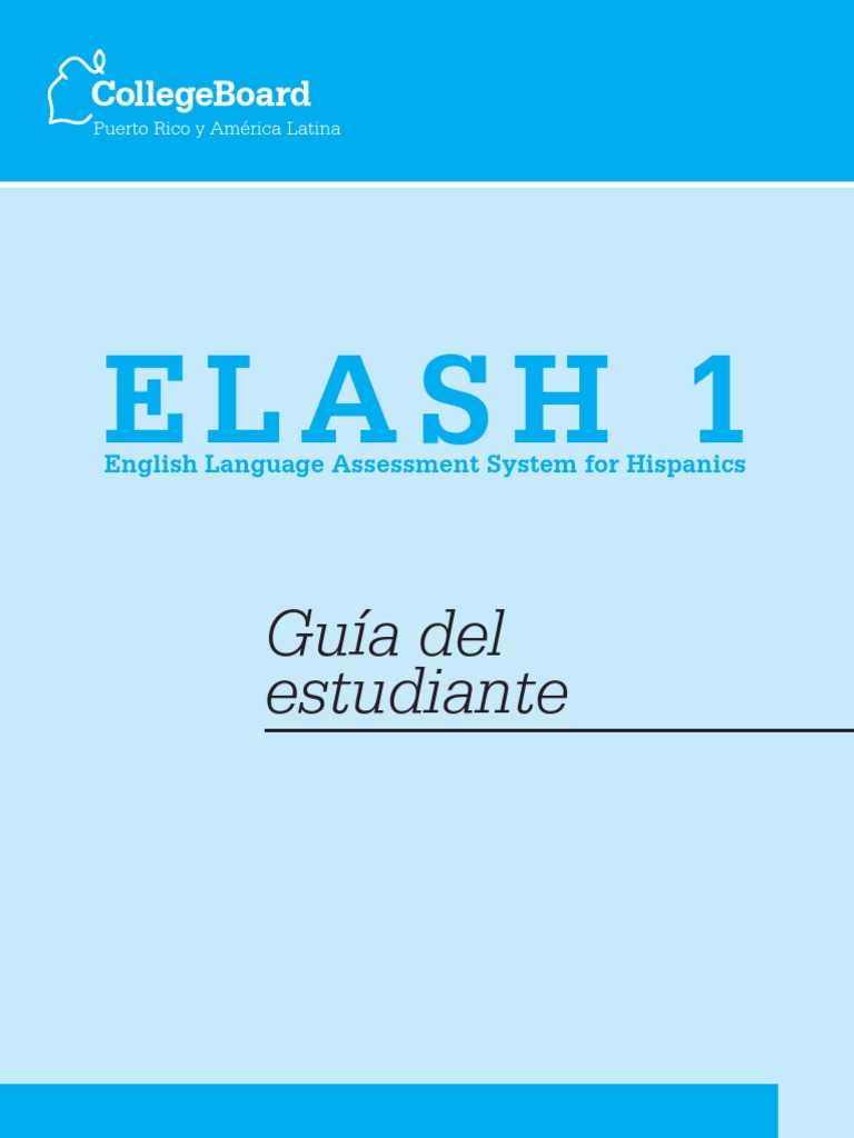 Guia Elash PDF | PDF | College | Test (Assessment)