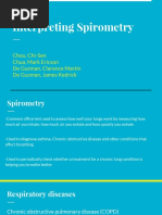 Spirometry Interpretation Guide | PDF | Respiratory Diseases | Lung