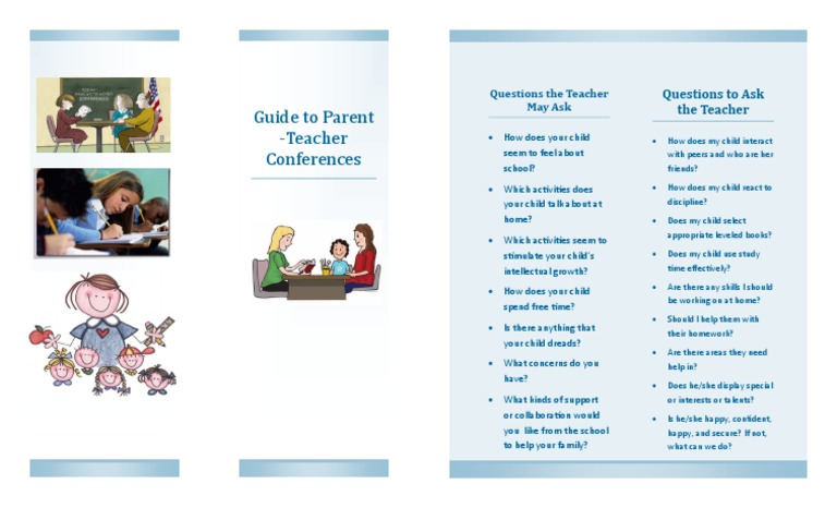 Essential Questions for Parent-Teacher Conferences | PDF | Teaching ...
