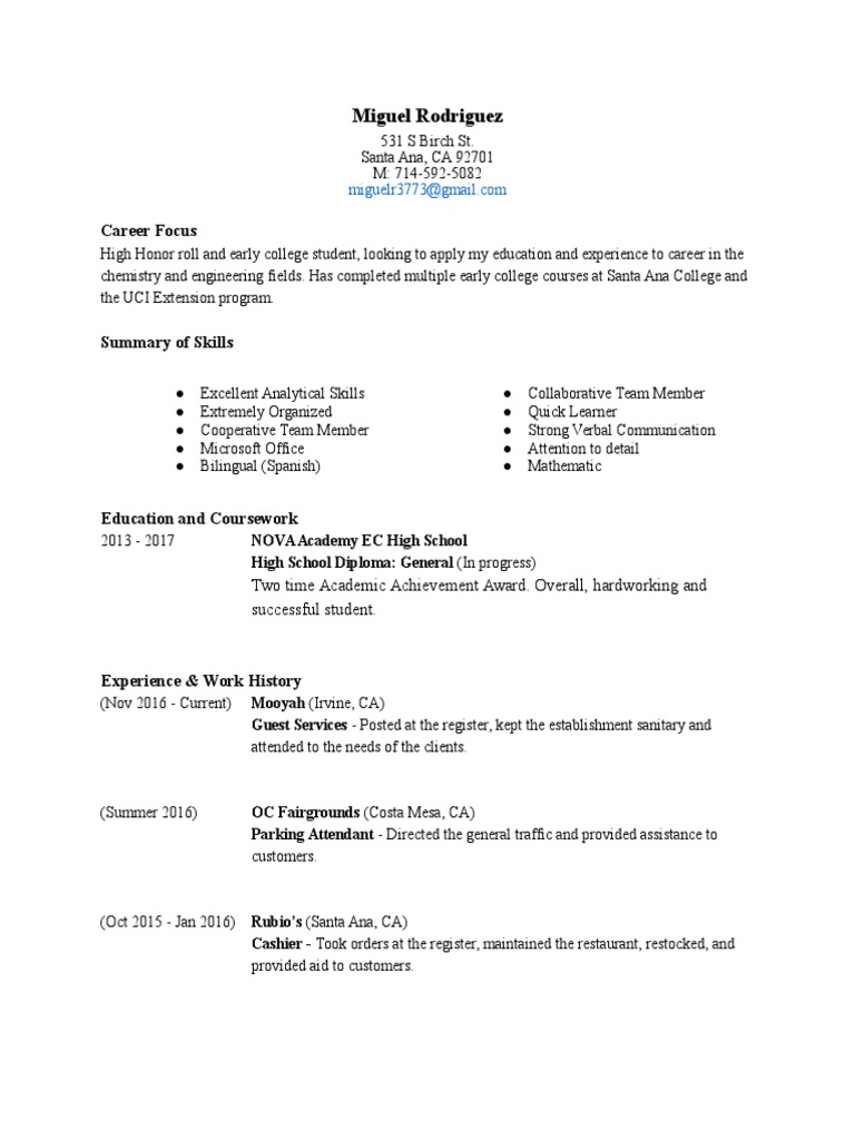 Resume Miguelrodriguez | PDF | Learning | Behavior Modification