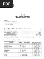QED233 QED234: Plastic Infrared Light Emitting Diode | PDF