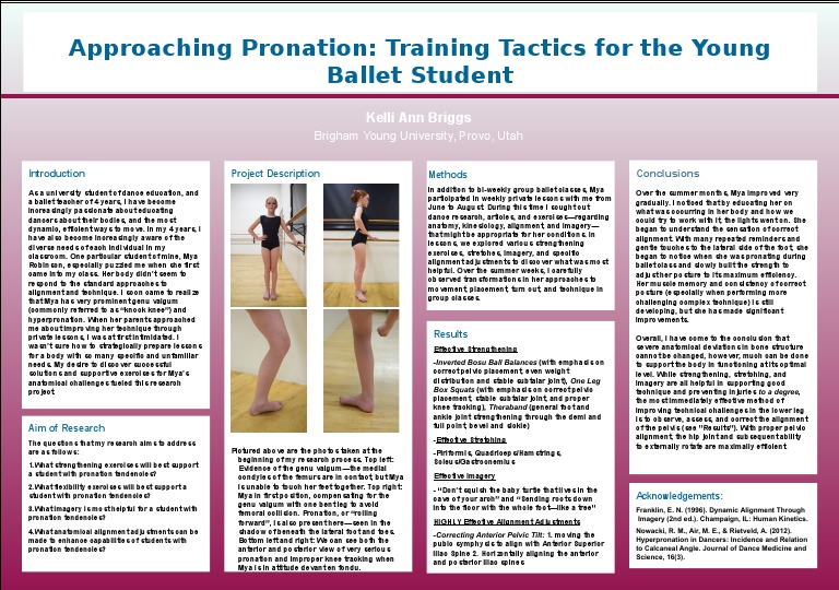 Approaching Pronation: Training Tactics For The Young Ballet Student ...