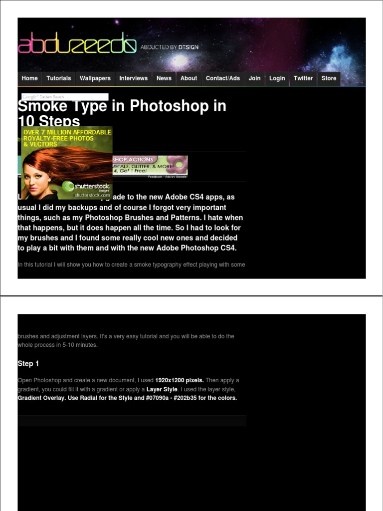 Photoshop Beginner Tutorials 10 Steps