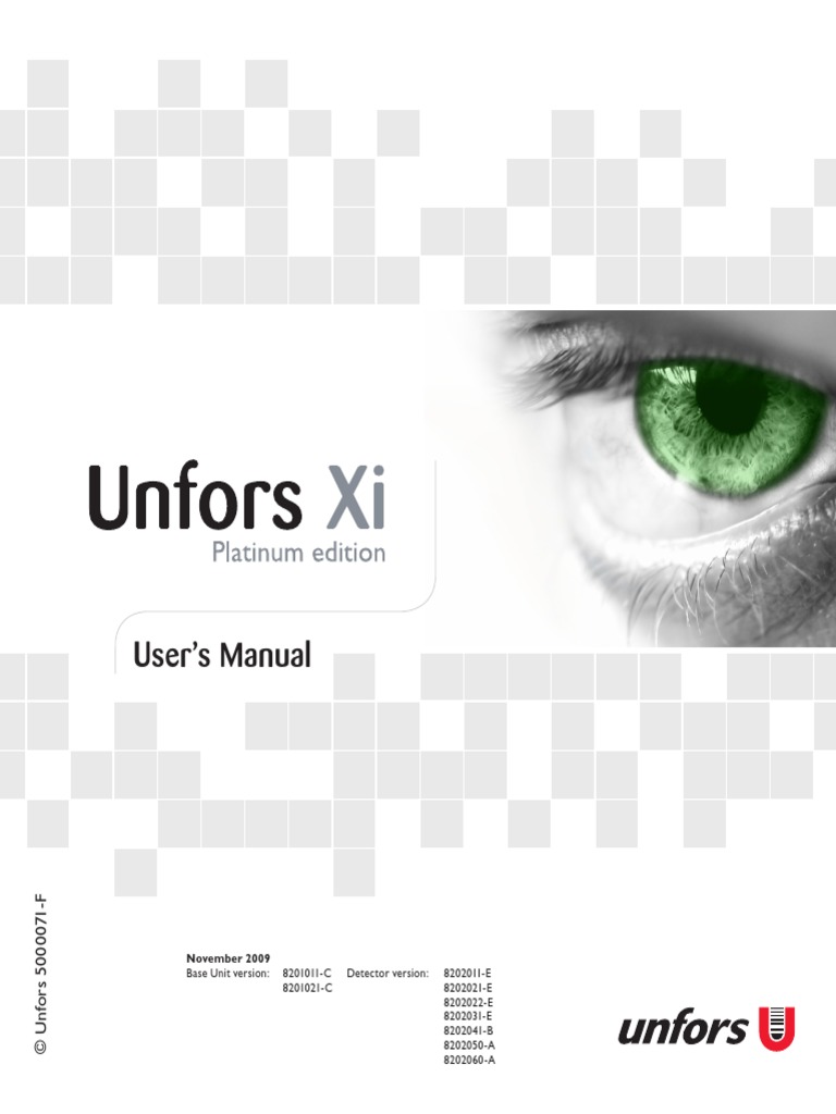 Unfors Xi Manual en F | PDF | Ct Scan | Battery Charger