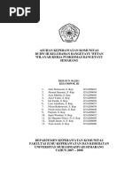 Laporan Askep Komunitas Ners 2022 | PDF | Karier & Perkembangan | Perjalanan