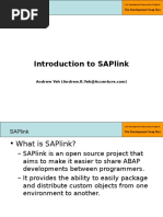 SAPLink Installation Instructions | PDF | Plug In (Computing) | Software Development