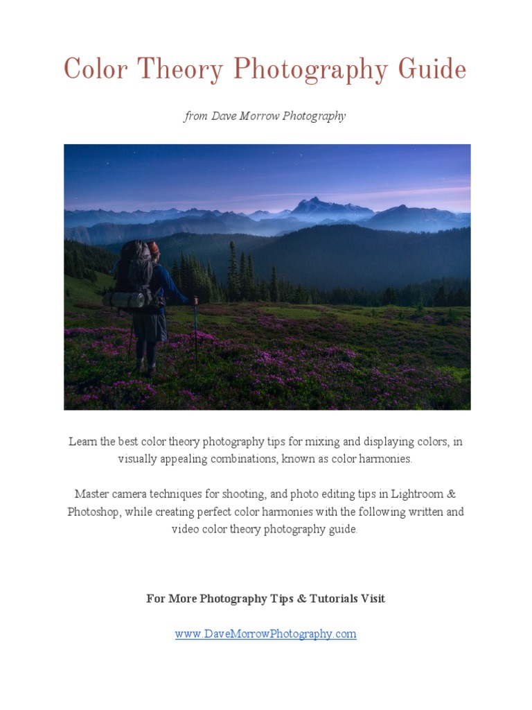 Color Theory in Photography Guide | PDF | Photon | Color
