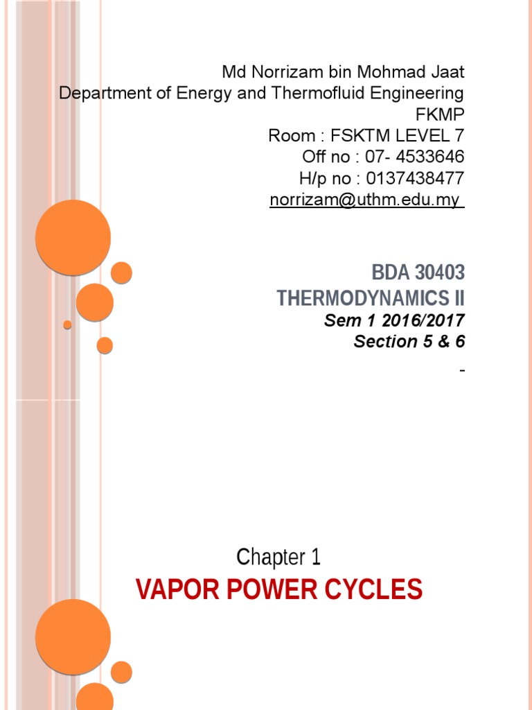 Chap 1 - Steam Power Plant | PDF | Steam Engine | Steam
