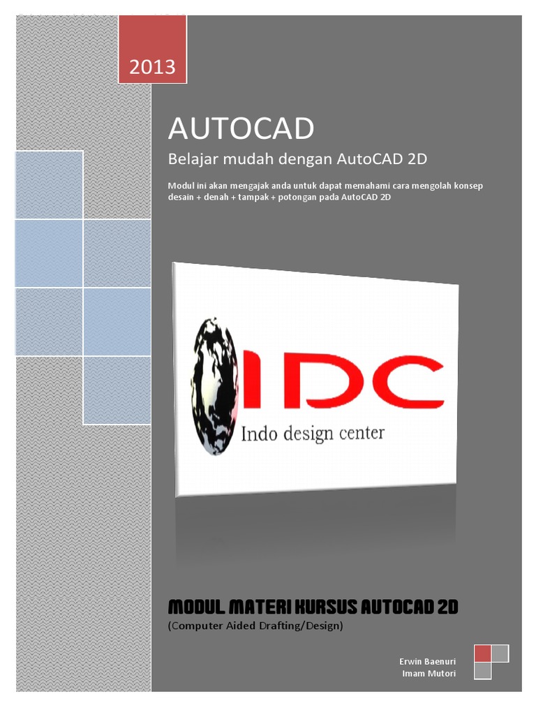 Modul Kursus Autocad 2D PDF | PDF