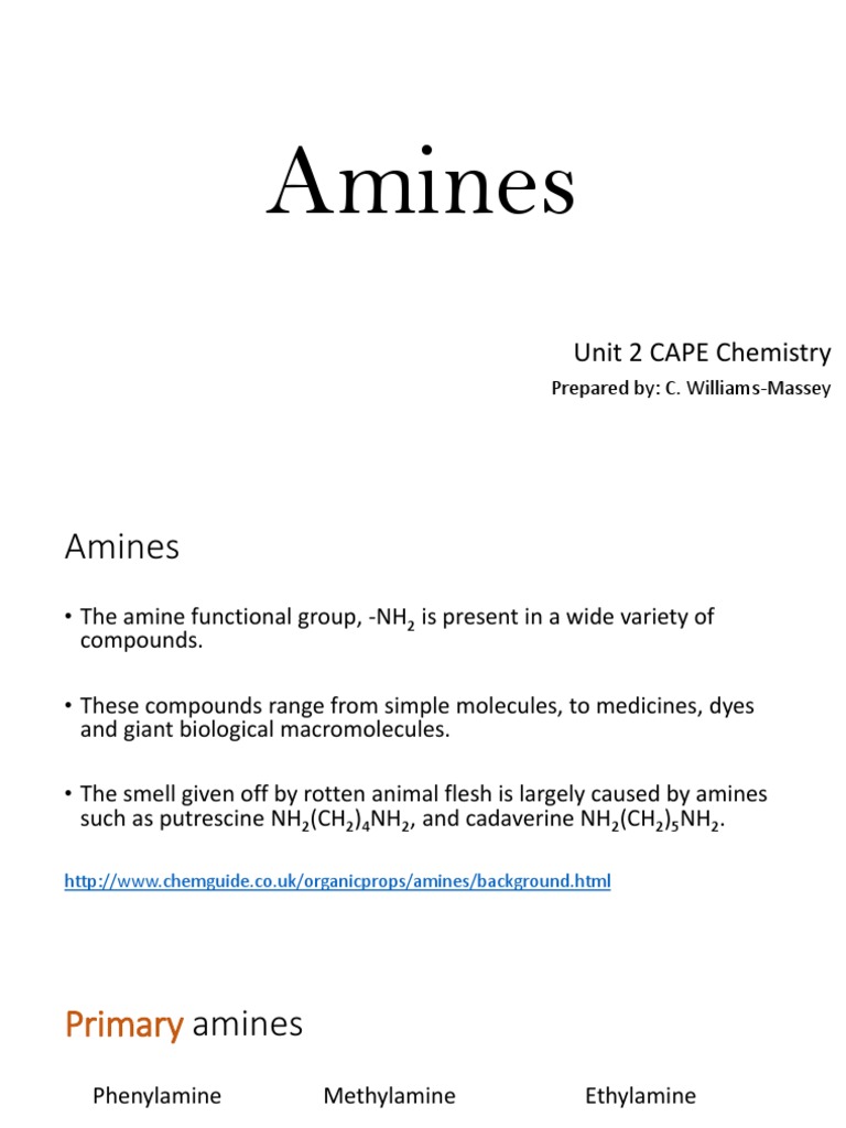Amines ppt2 PDF | PDF | Amine | Ammonium