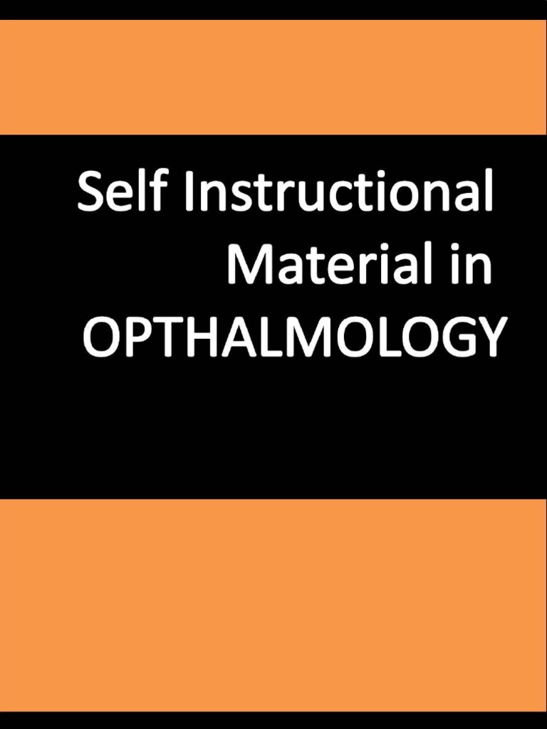 SIM Ophthalmology | PDF | Cornea | Human Eye