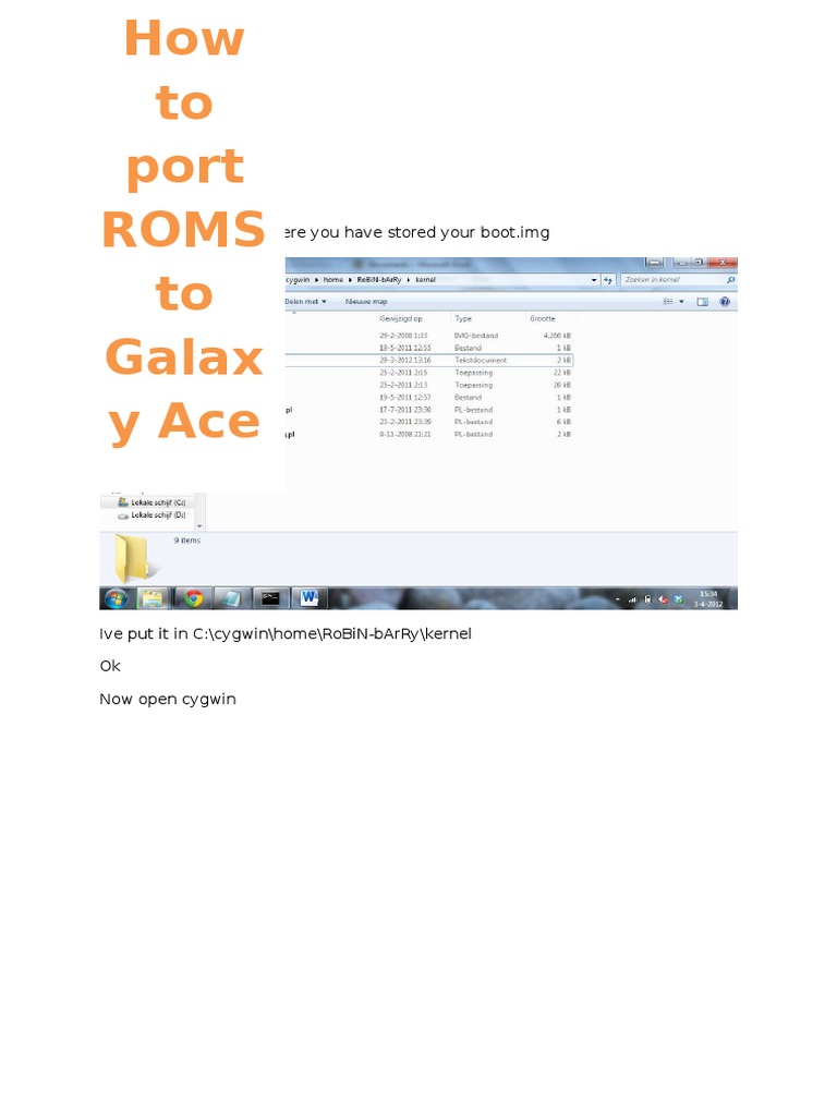 How To Port Roms To Galaxy Ace GUIDE ! | PDF