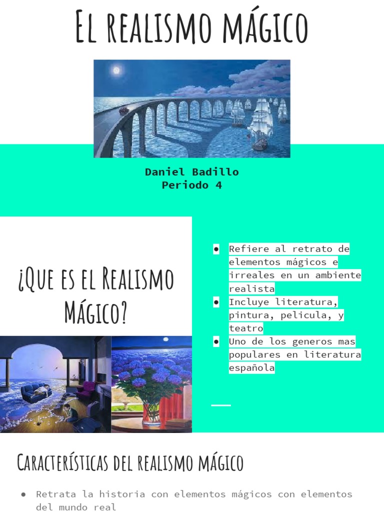Características Y Autores Del Realismo Mágico Pdf Ficción General