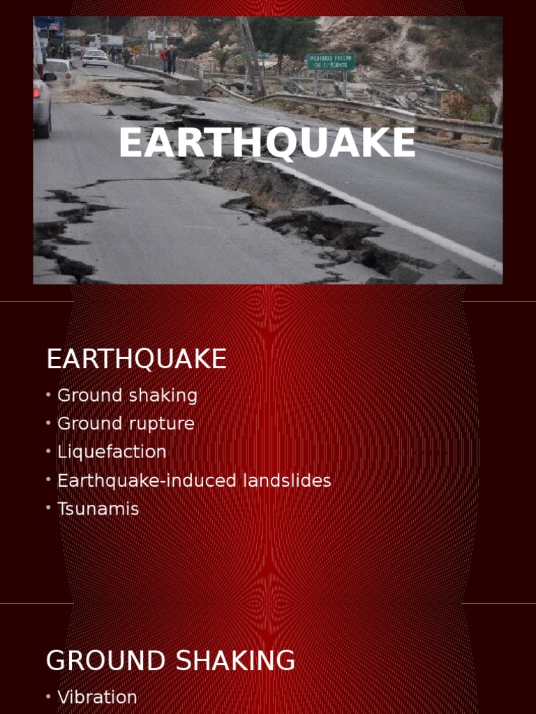 EARTHQUAKE Ground Shaking | PDF | Earthquakes | Waves