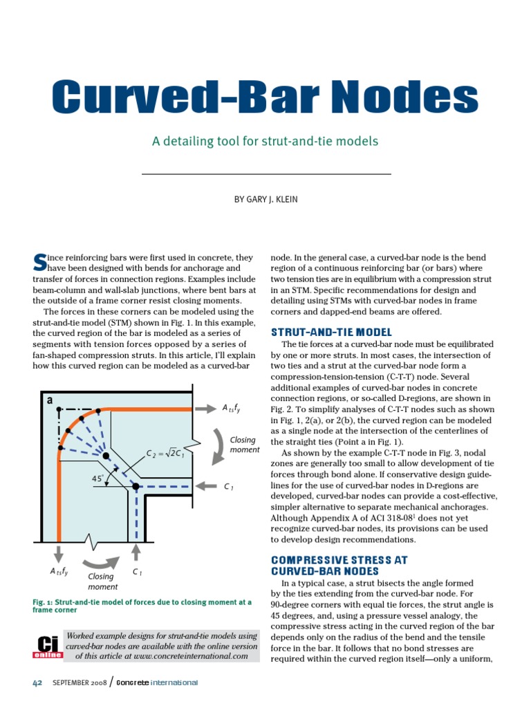Curved Bar Nodes | PDF | Strength Of Materials | Stress (Mechanics)