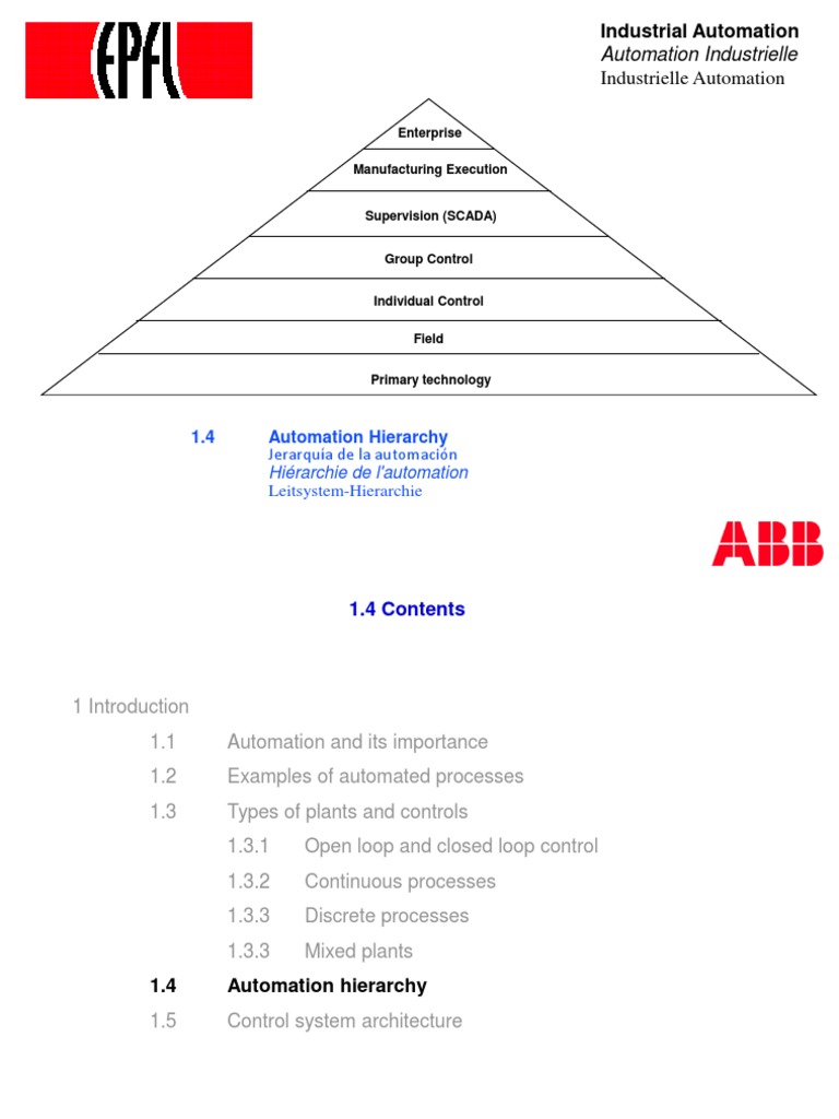 Automation Hierarchy | PDF | Automation | Scada
