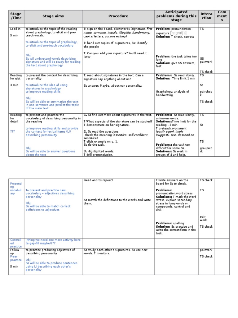 Graphology Personality Analysis | PDF | Graphology | Stress (Linguistics)