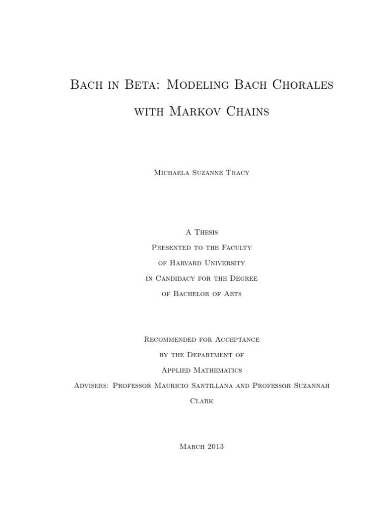 Michaela Tracy Thesis Final | PDF | Eigenvalues And Eigenvectors ...