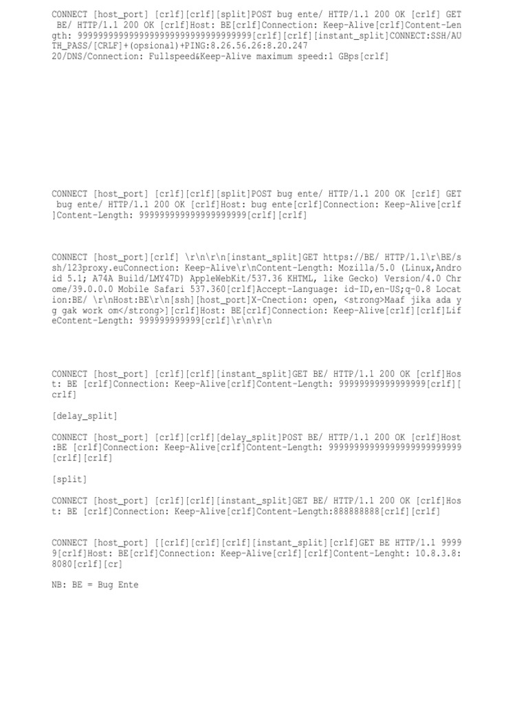 Rumus Payload ALL Operator | PDF