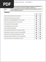 Portable Power Tools Inspection Checklist | PDF