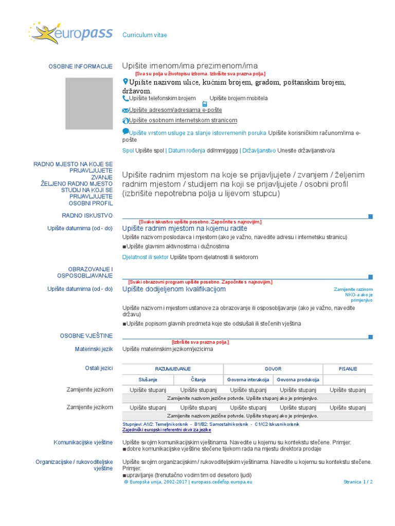 Europass CV | PDF