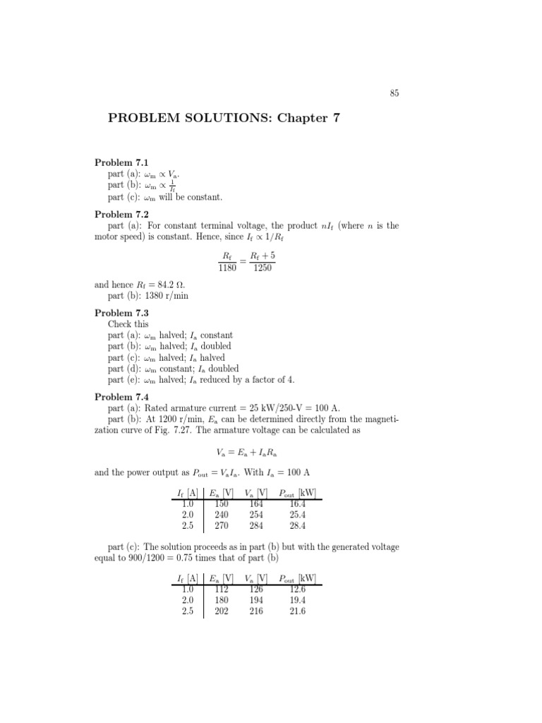 C6 - (Solutions Manual) Electric Machinery 6ed Fitzgerald, Kingsley ...
