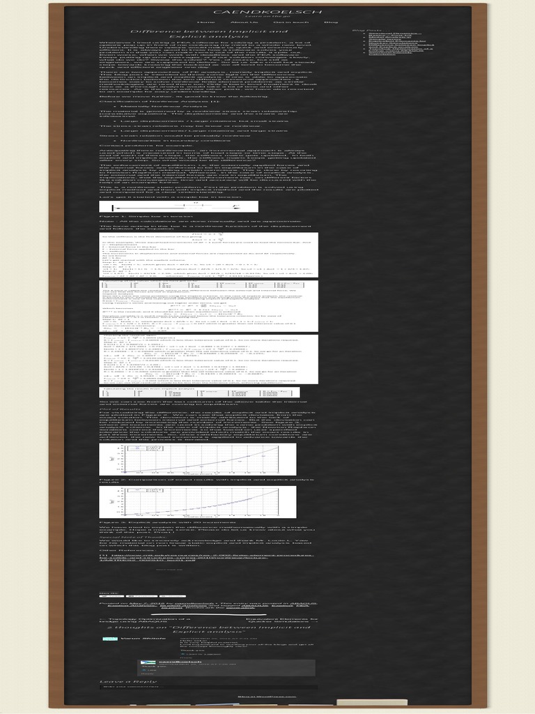 Implicit vs Explicit FEA Analysis Explained | PDF | Nonlinear System ...