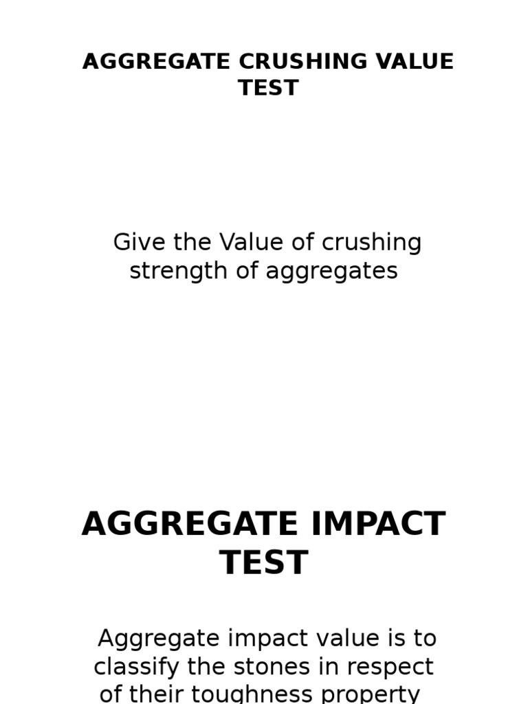 Aggregate Crushing Value Test | Concrete | Cement