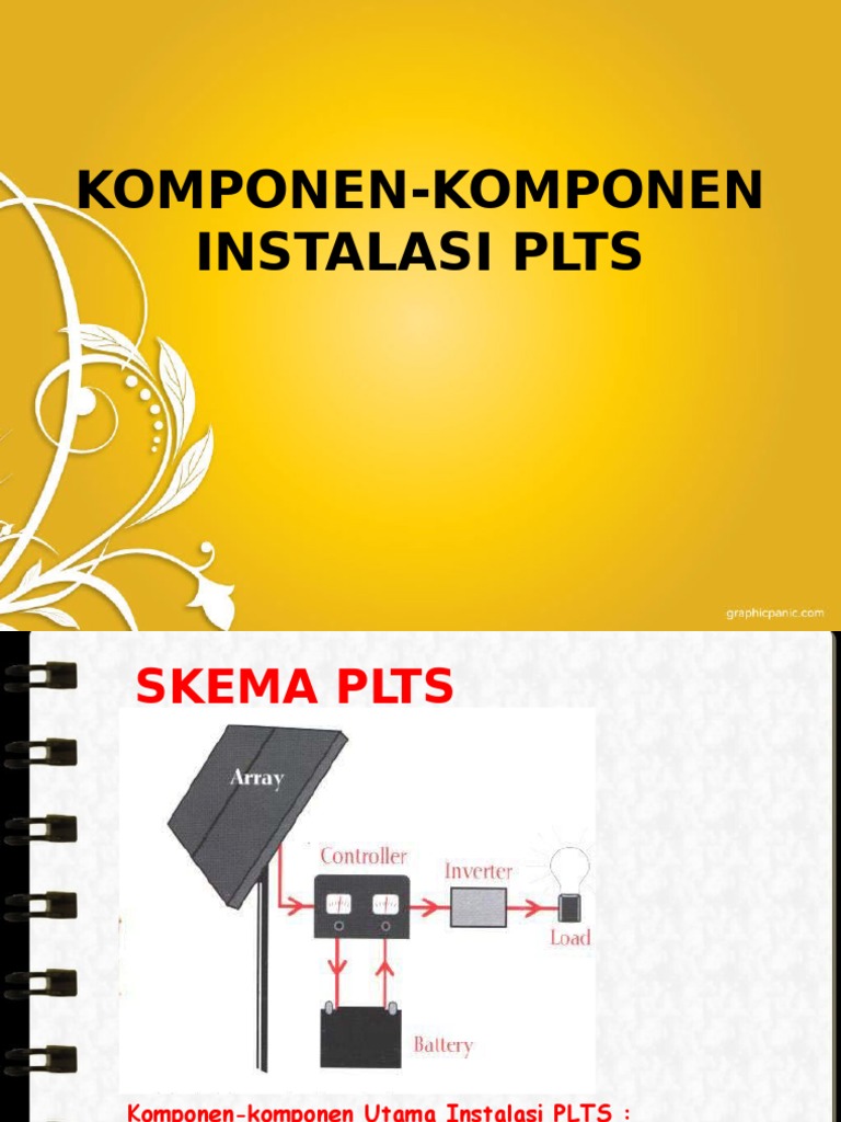 Komponen-Komponen Instalasi Plts | PDF