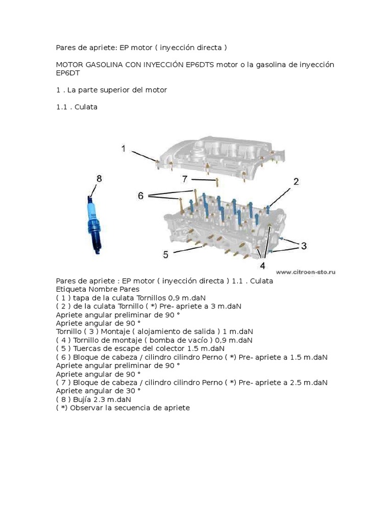 Motores THP Ep6 DT | PDF | Transmisión (Mecánica) | Turbocompresor