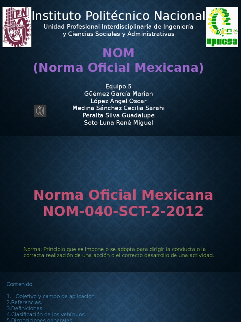 Norma Oficial Mexicana | PDF | México | La carretera