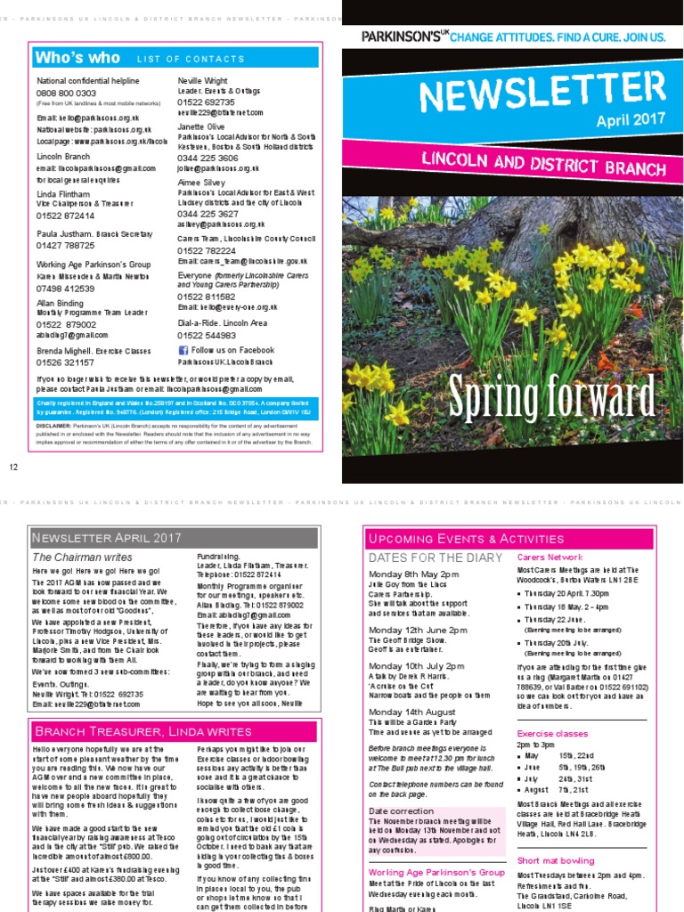 PUK News Spring Forward! Apr 2017 | PDF | Deep Brain Stimulation ...