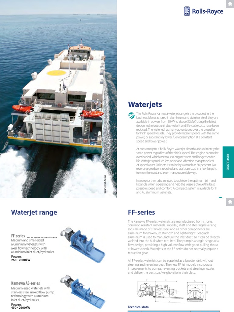 Waterjets | PDF | Jet Engine | Machines