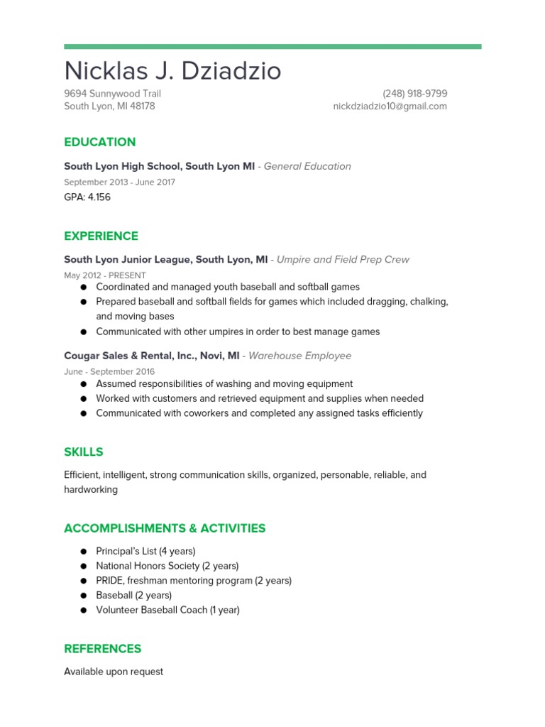 Nick's Resume | PDF