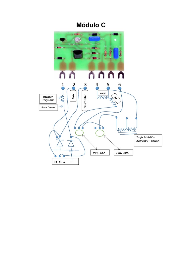 1 - Esquema Ligação Módulo C-CR | PDF
