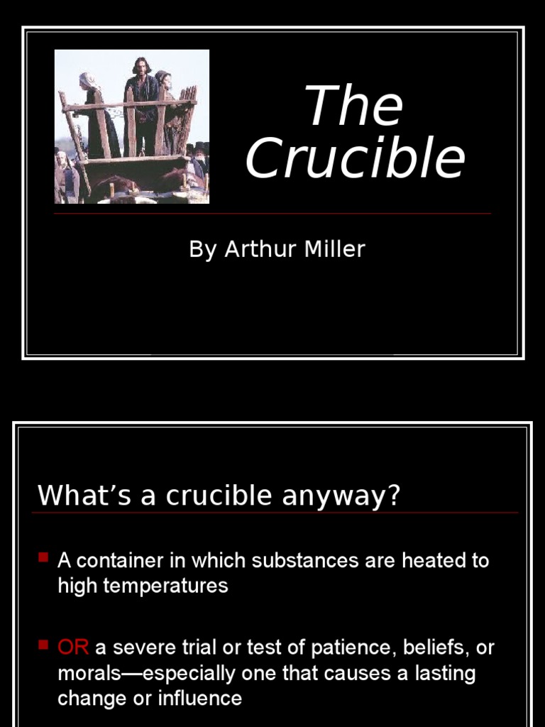 3 The Crucible Introductory Powerpoint Background Info | PDF | Mc ...