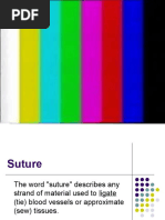 Sutures Comparison Chart | PDF | Surgical Suture | Chemical Substances