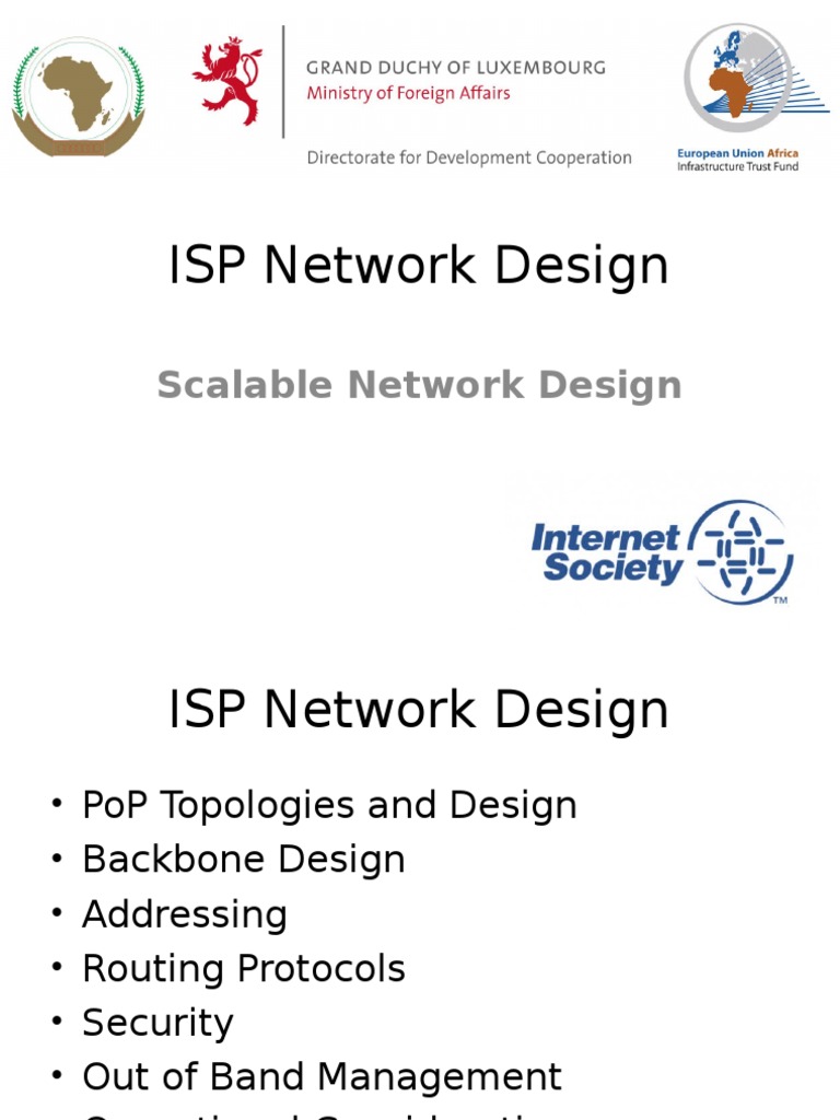 ISP Network Design | PDF | Router (Computing) | Computer Network