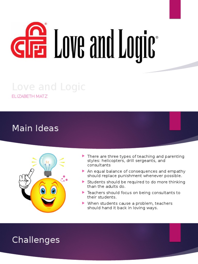 Love and Logic | PDF