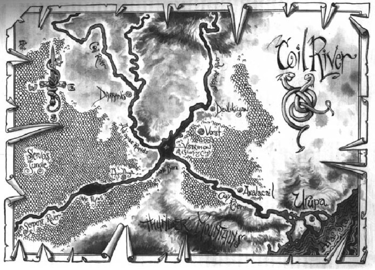 Earthdawn Coil River Map