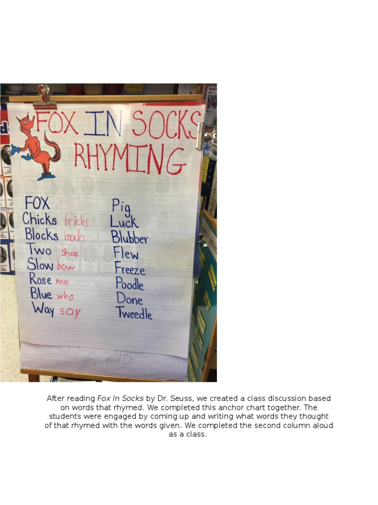 Fox in Socks Standard 1 | PDF