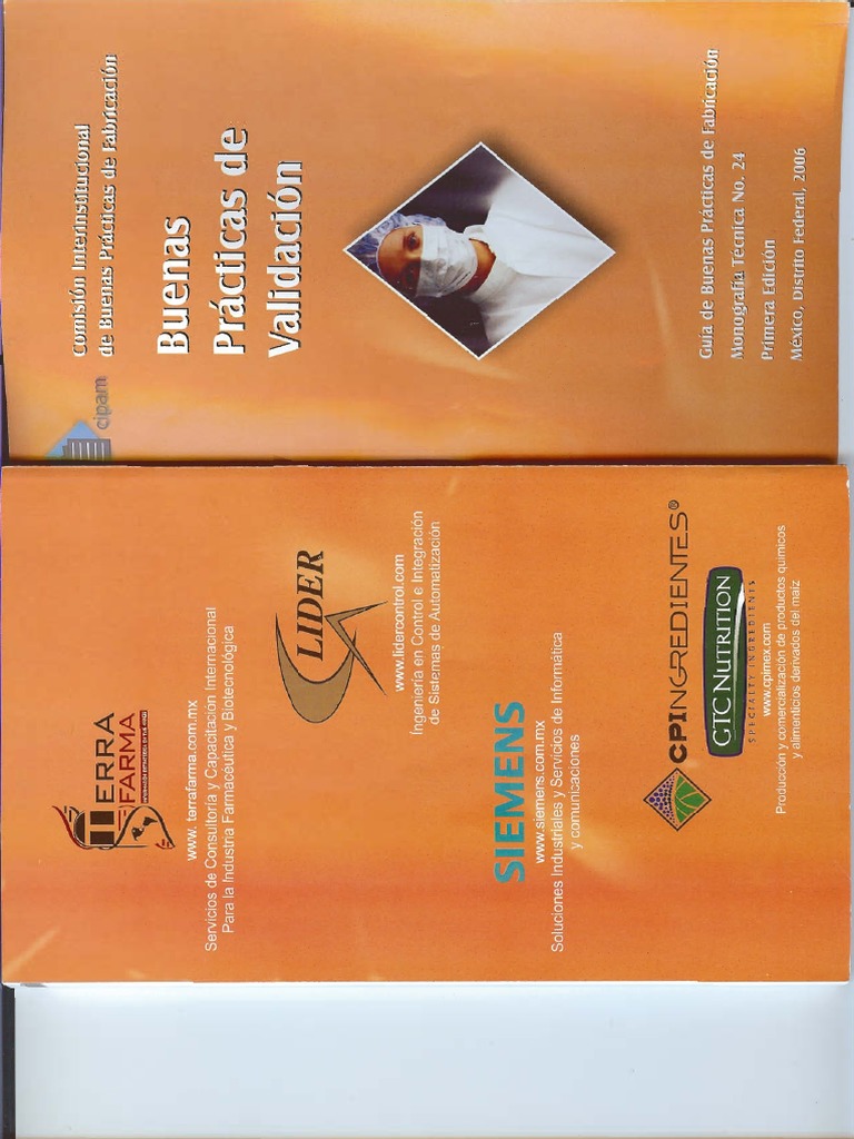 Buenas Practicas de Validacion Cipam PDF | PDF