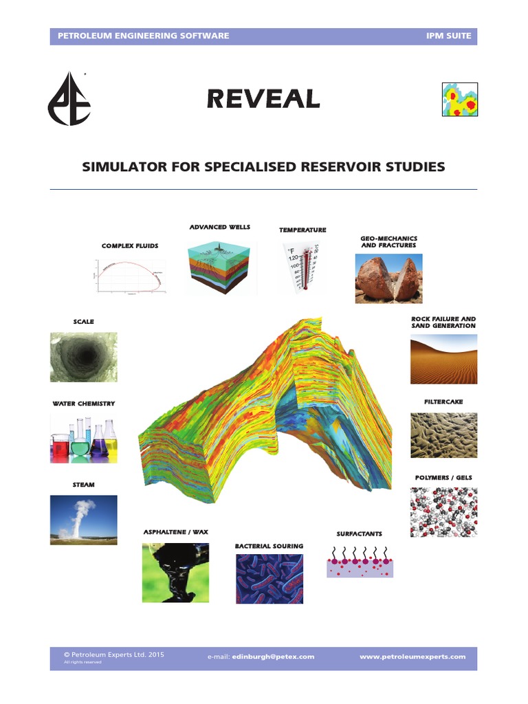Petex REVEAL Product-Info Sep2015 | PDF | Petroleum Reservoir | Petroleum