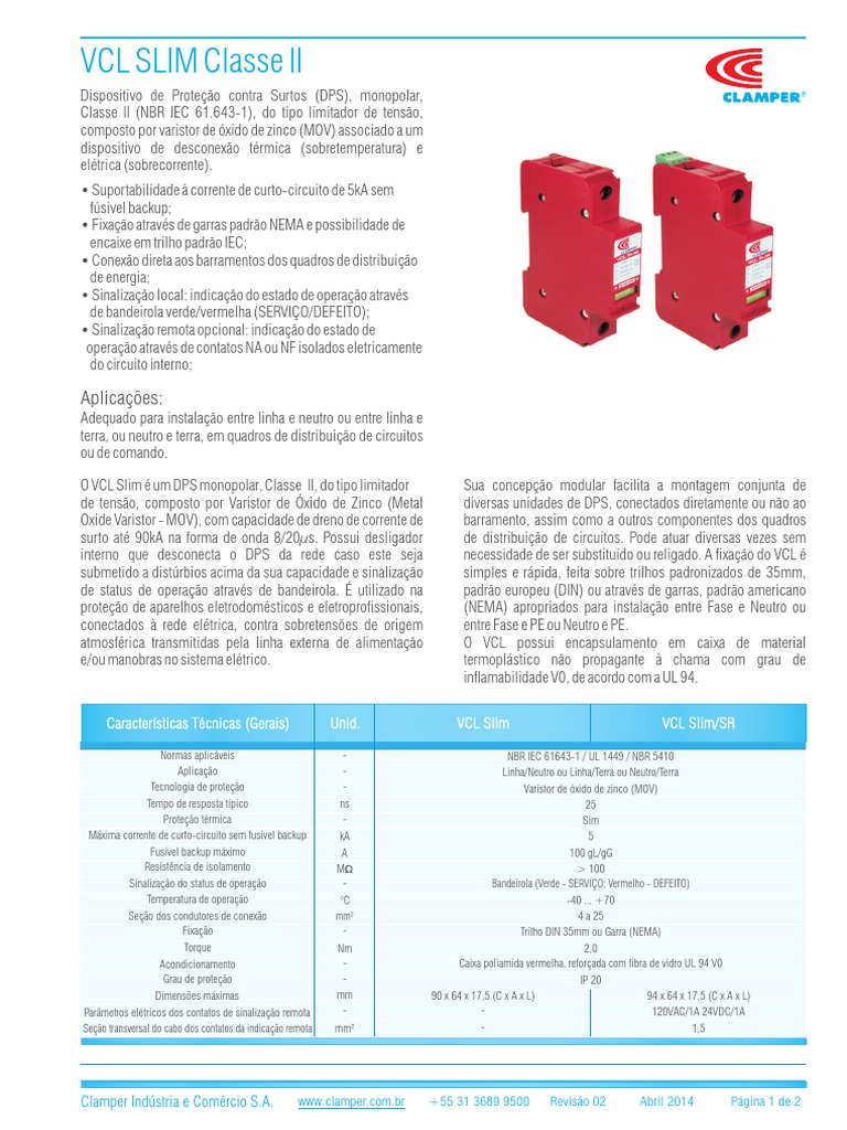 DPS Clamper | PDF | Eletricidade | Força