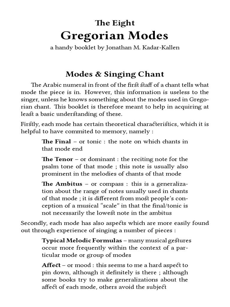 The Eight Gregorian Modes_ A H - Kadar-Kallen, Jonathan M._5974 (1).pdf ...