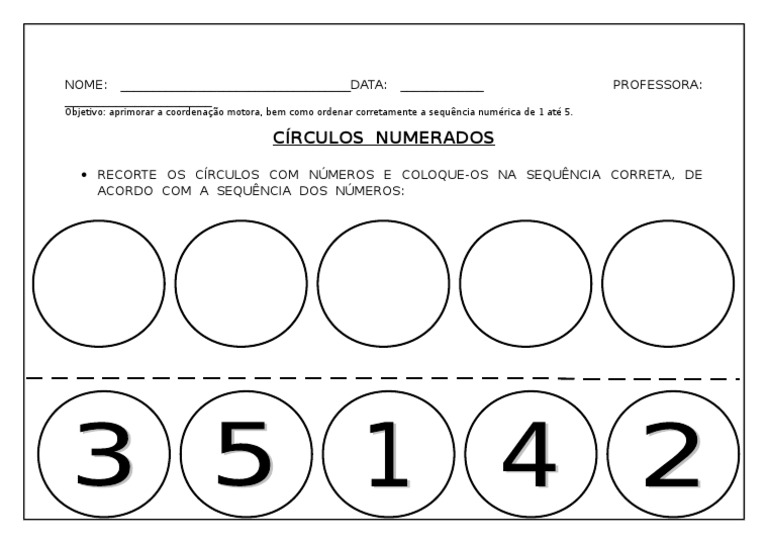 Circulos Numerados | PDF