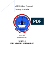Kebijakan Gunting Syafruddin 1950 | PDF