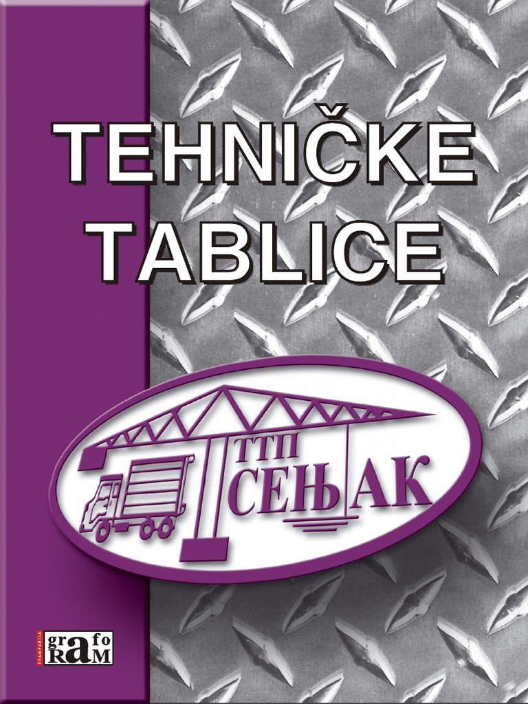 Tehnicke Tablice PDF | PDF